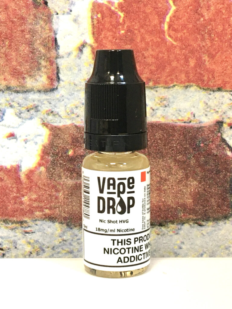 Vape Drop Flavourless Nic Shot 18mg 10ml | Vapedrop Edinburgh